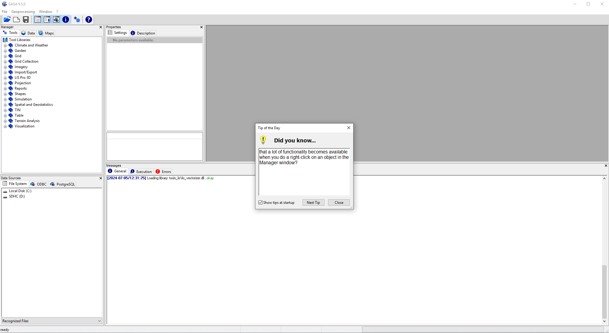 Tutorials - Getting started in the graphical user interface