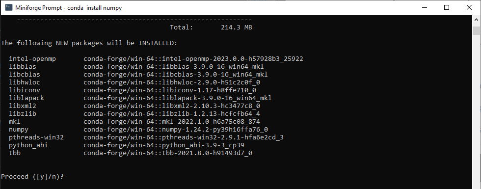 Tutorials - Installation of LISPro3D with Python